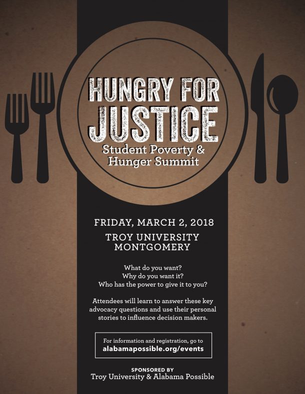 Thank you for joining us at Hungry for Justice - Alabama Possible